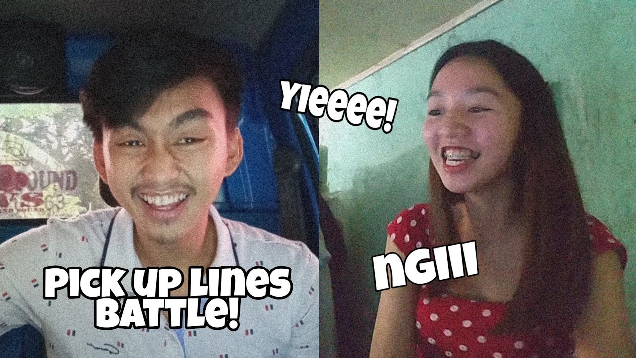 PICK UP LINES BATTLE WITH A TWIST (Cheesy HAHAHAHA) | MarLyn PH - YouTube