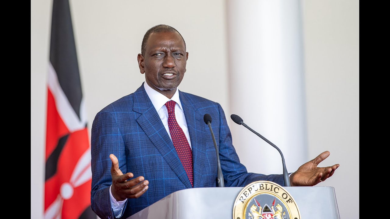 🔴LIVE: TENSION AS PRE. RUTO FLAGGES OFF U-20 NATIONAL TEAM IN ...