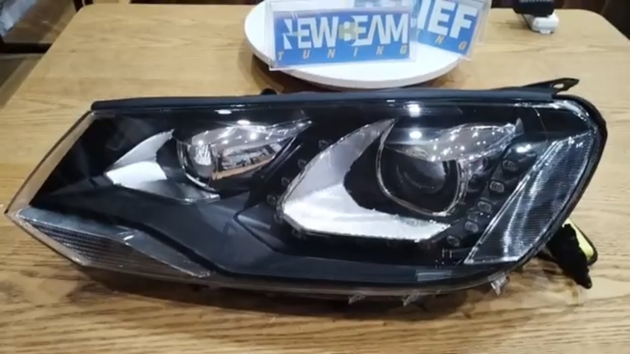 Upgrade LED DRL headlight assembly for VW Volkswagen Touareg 2011-2015 ...