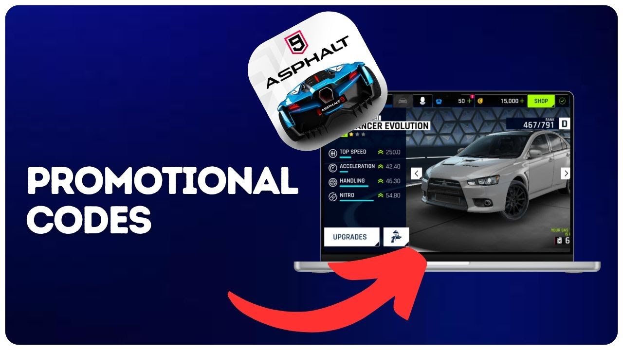 How to redeem promotional codes on Asphalt 9 Legends? - YouTube