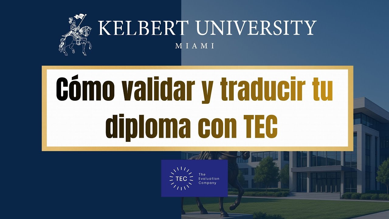 Cómo validar y traducir tu diploma con TEC paso a paso - YouTube