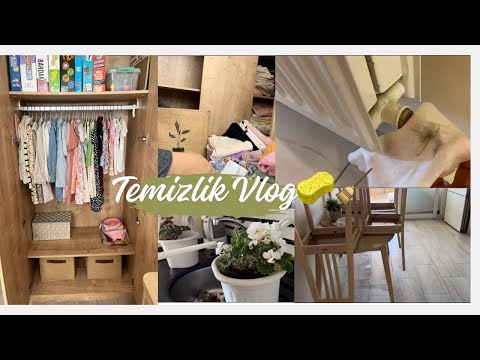 ÇOCUK ODASI DÜZENİ🌸TEMİZLİK VLOG🧽PETEK TEMZLĞİ🧹ÇİÇEK BAKIM🌺ASMR #temizlikvlog #🥲 #çiçekbakimi #asmr