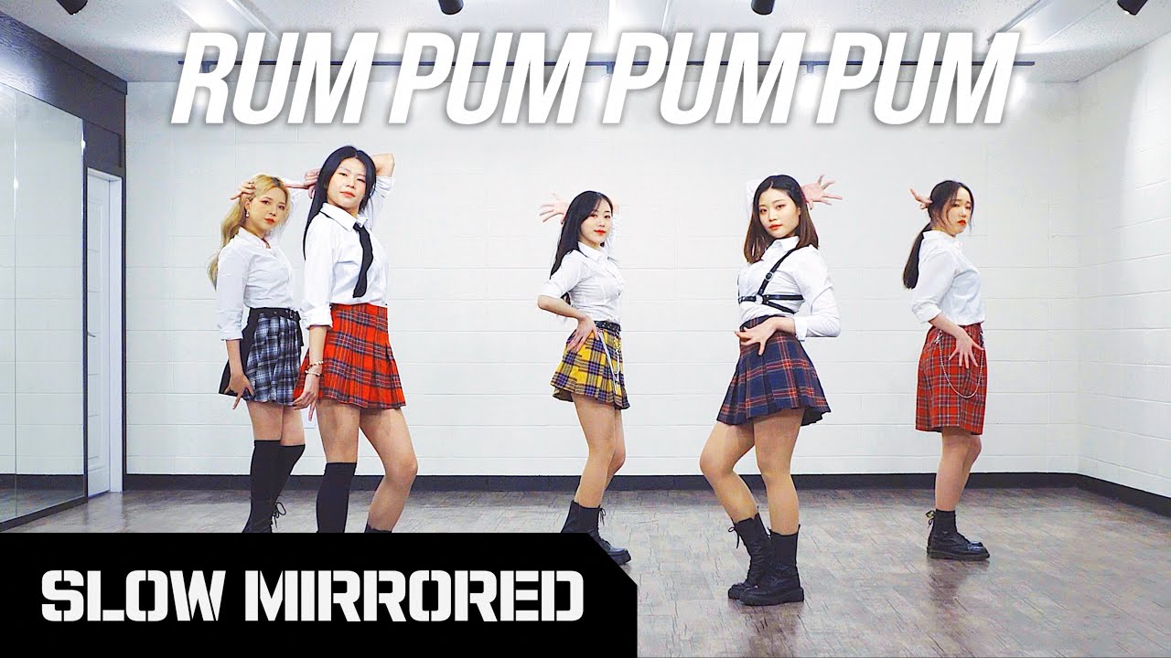 [SLOW] f(x) 에프엑스 - '첫 사랑니 (Rum Pum Pum Pum)' | 안무 배우기 느리게 거울모드 SLOW ...