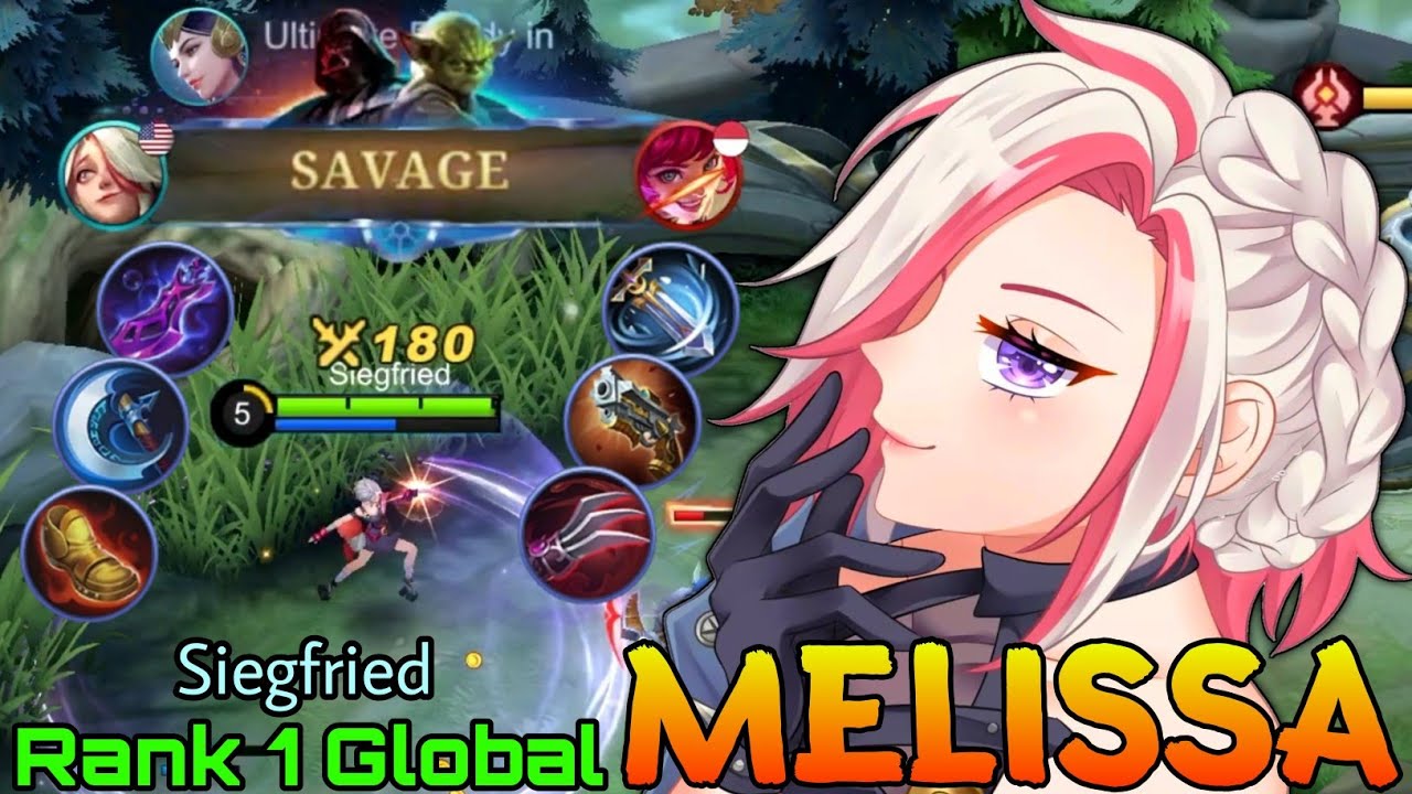 Melissa SAVAGE! - Top 1 Global Melissa by Siegfried - Mobile Legends ...