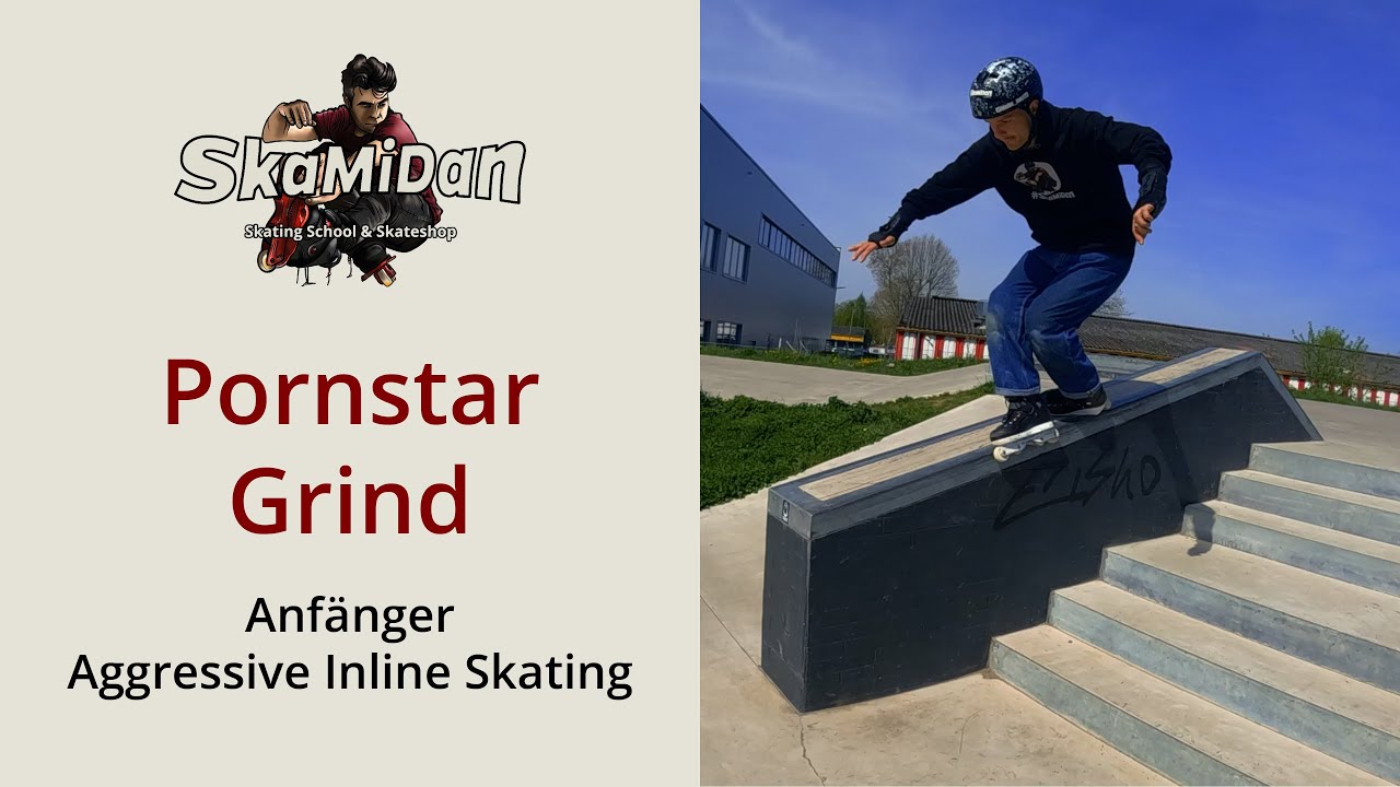 Pornstar Grind auf Curbs und Ledges | Trickclip | Anfänger | Aggressive Inline Skating ...