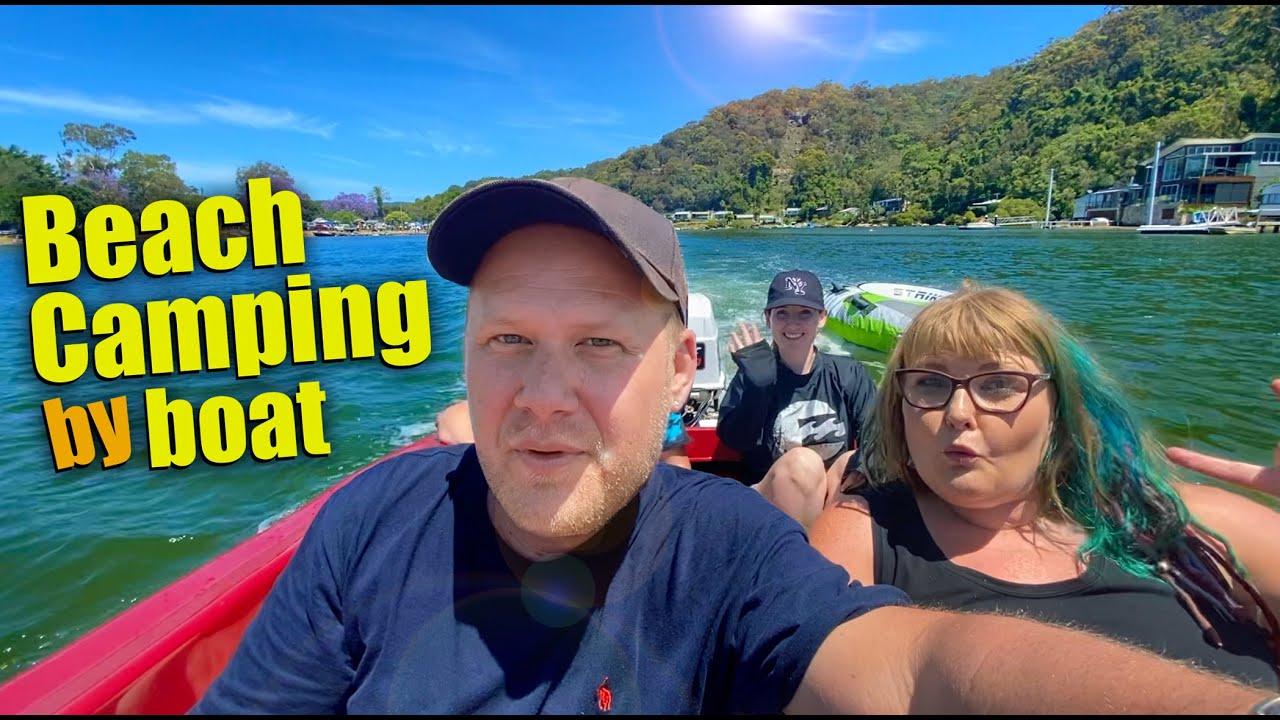 Camping remote Patonga Beach - surrounded by OCEAN & RIVER - YouTube