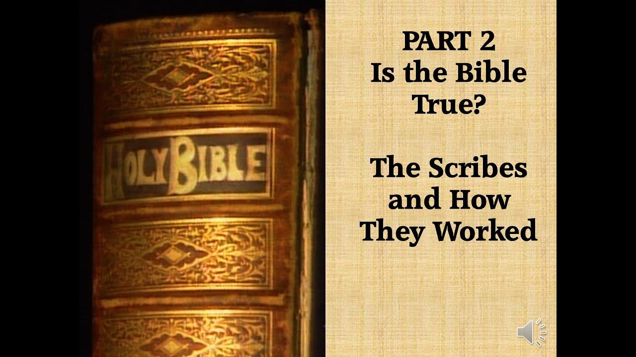 How the Scribes Worked - YouTube