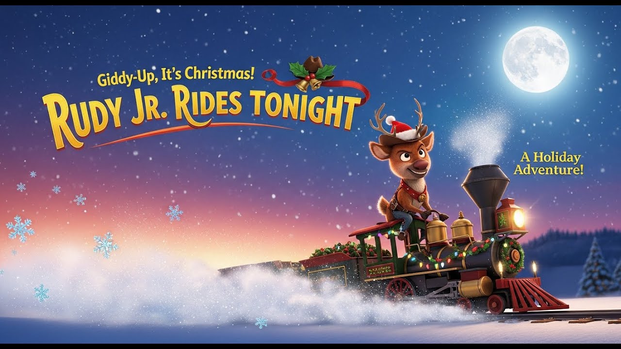 Rudy Jr. Rides Tonight ⭐🎅 Christmas Rock ’n’ Roll Music Video | AI ...