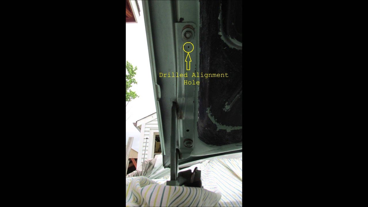 1968 Chevrolet Chevy 2 Nova Hood Alignment Holes - YouTube