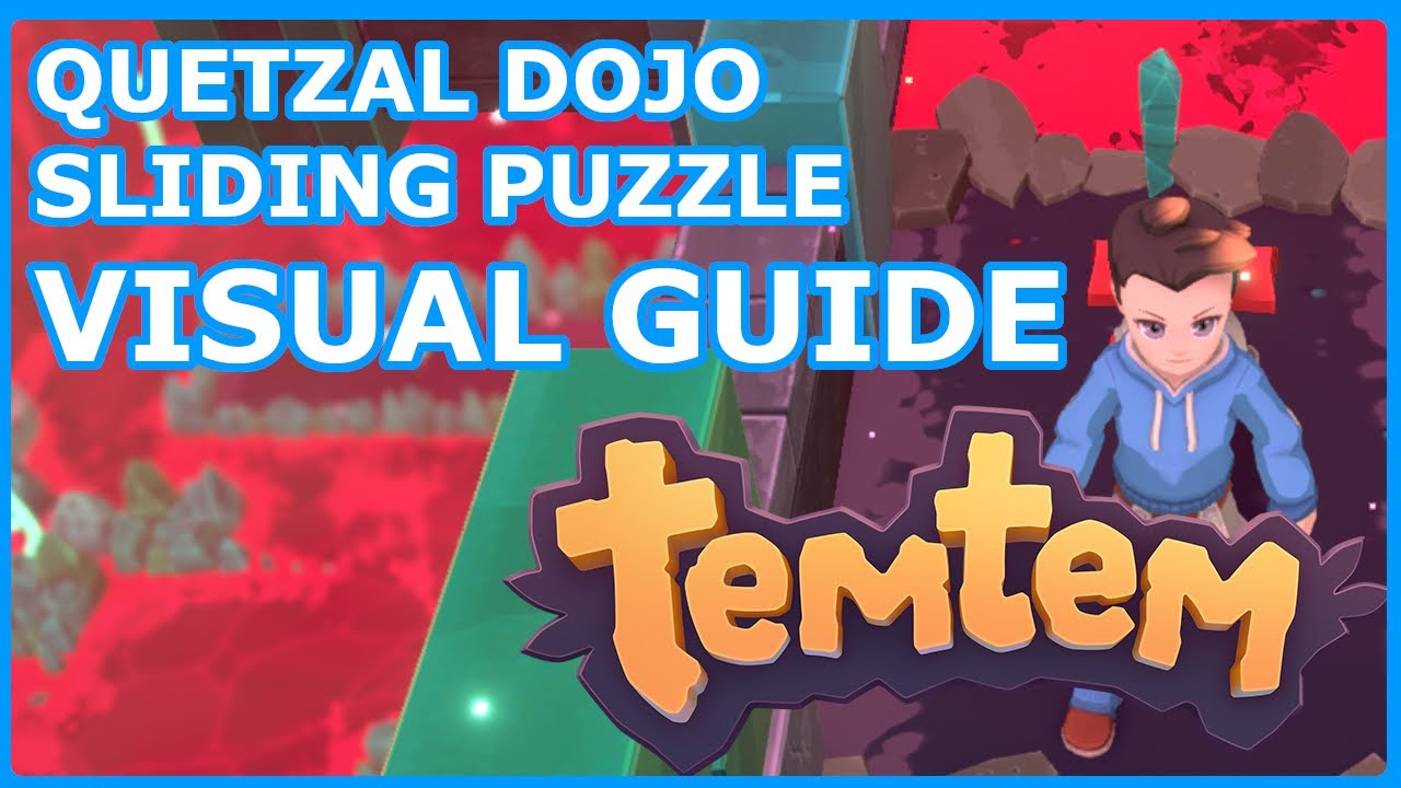 TEMTEM QUETZAL DOJO SLIDING PUZZLE - A Quick Visual Guide - YouTube