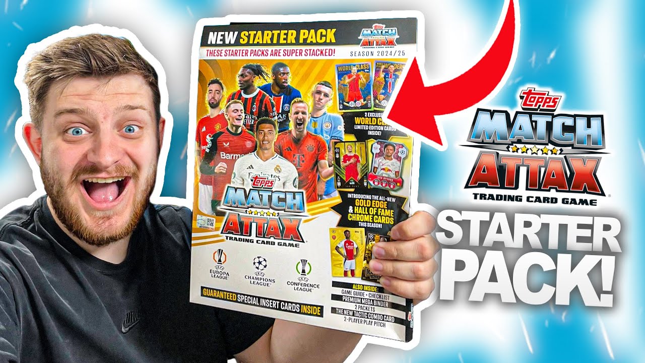 MATCH ATTAX 2024/2025 STARTER PACK OPENING! (Exclusive Cards!) - YouTube