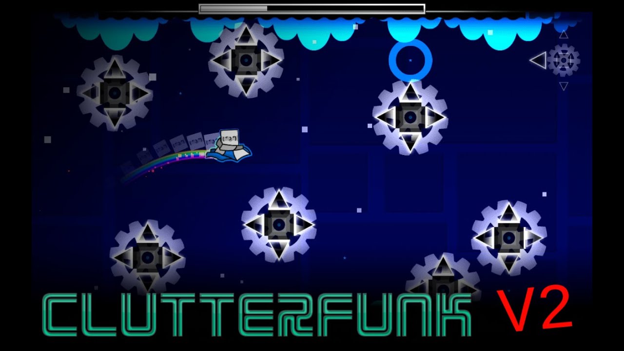 Clutterfunk v2 (Easy Demon) by lllNePtunelll - Geometry Dash - YouTube