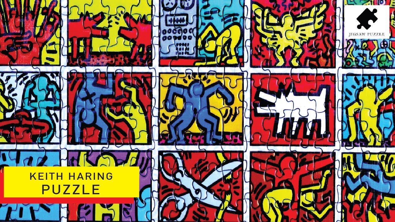 Keith Haring Jigsaw Puzzle [BOTOP] - Part 1 🎨🎨🎨 - YouTube