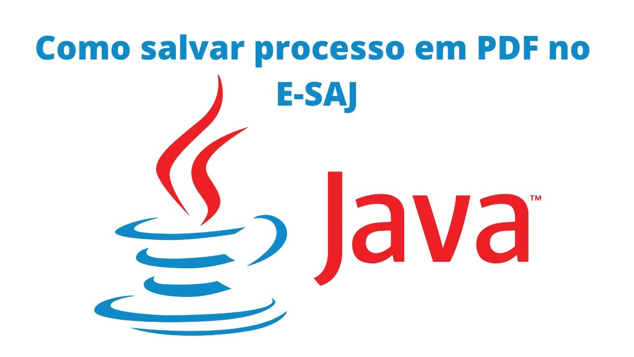Como resolver problema de JAVA no sistema E-SAJ TJBA - YouTube