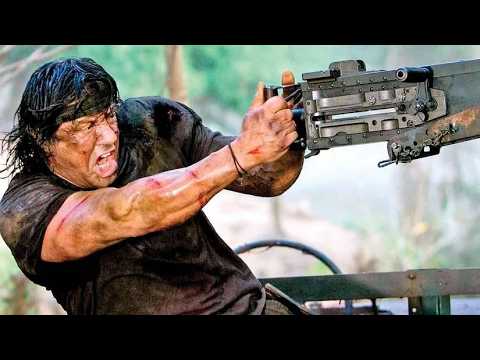 Ya scene RAMBO ari kuri machine gun scene yibihe byose behind the scene ya movies za rambo zose