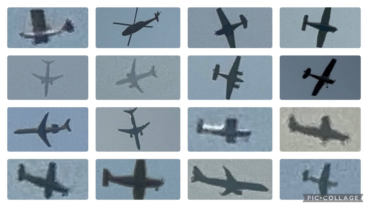 Plane Spotting at Home from Yesterday and Today - YouTube