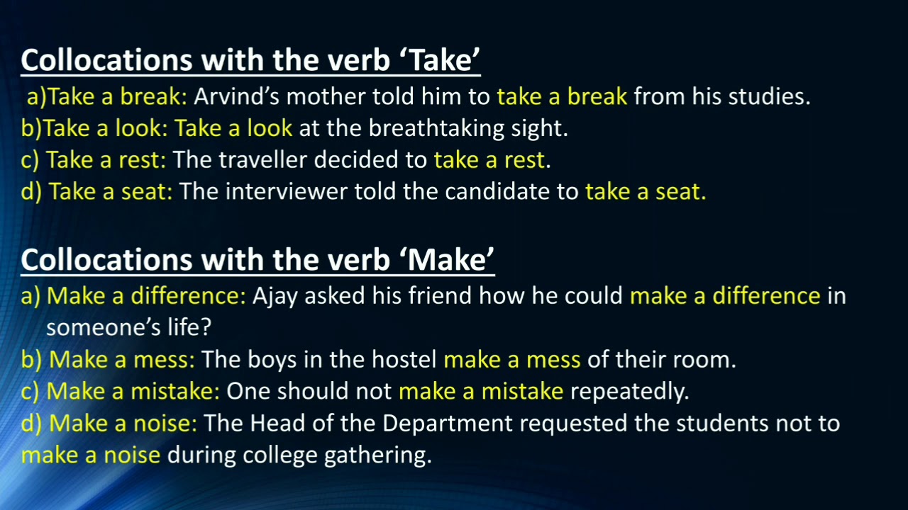 Collocation- Unit 4 #MSBTE - YouTube