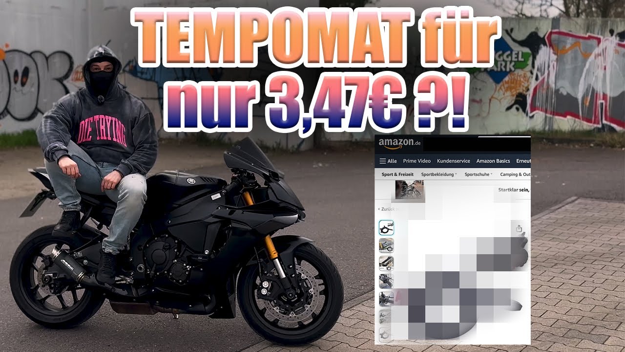 TEMPOMAT für jedes MOTORRAD für 3,47€ zum Nachrüsten😱 - YouTube