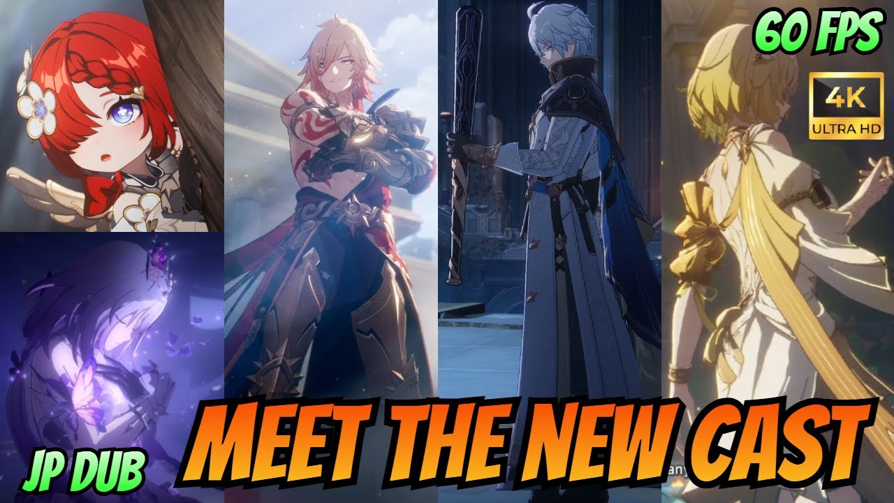 Meet ALL the New Amphoreus Characters in【4K 60 FPS CUTSCENES】 Honkai ...