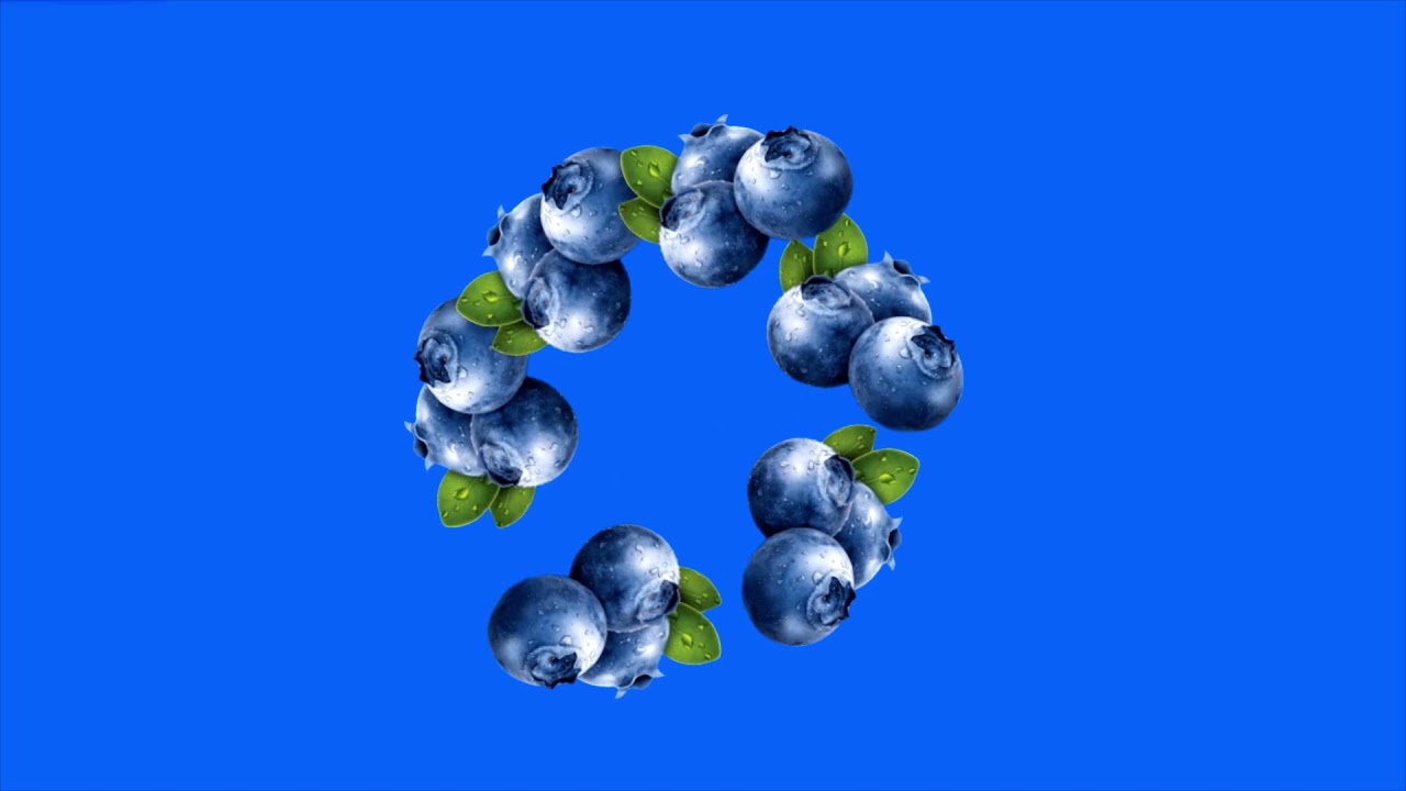 Blueberry fruit green screen |Blueberry fruit|| Blue screen Background ...