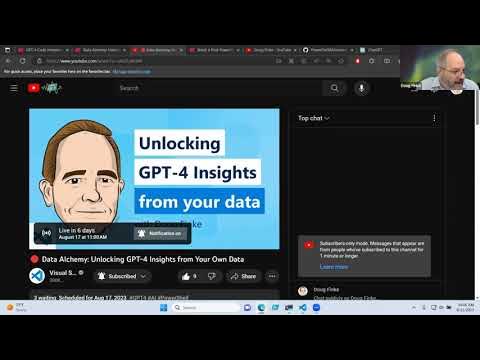 Unlocking Regex and Stock Market Insights with GPT-4's Code Interpreter | Doug Finke - YouTube