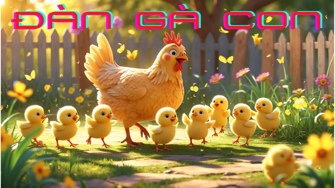 Đàn Gà Con 🐥 | Bài Hát Thiếu Nhi Vui Nhộn Cho Bé | Nhạc Thiếu Nhi Việt ...