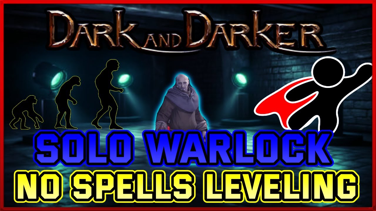 Solo Warlock l No Spells Leveling l Dark and Darker - YouTube