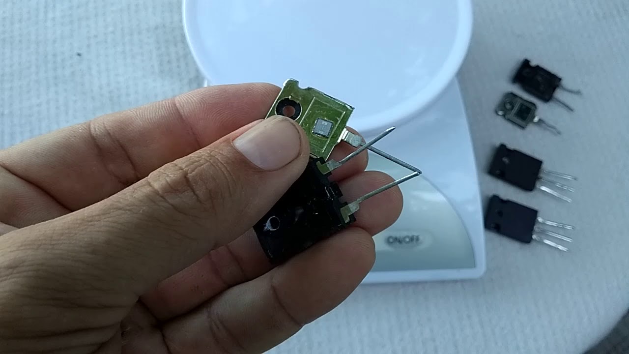 Transistor 2SC3998 fake vs real. - YouTube