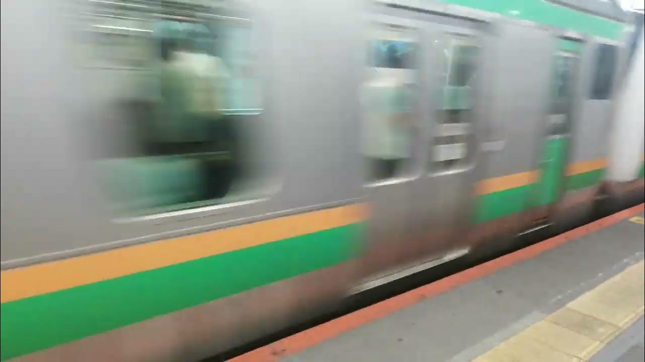 JR東日本E233系3000番台宮ヤマU219編成+E231系1000番台宮ヤマU520編成混合編成湘南新宿ライン・宇都宮線直通新宿経由普通宇都宮行き渋谷駅(JS19)14時31分到着 ...