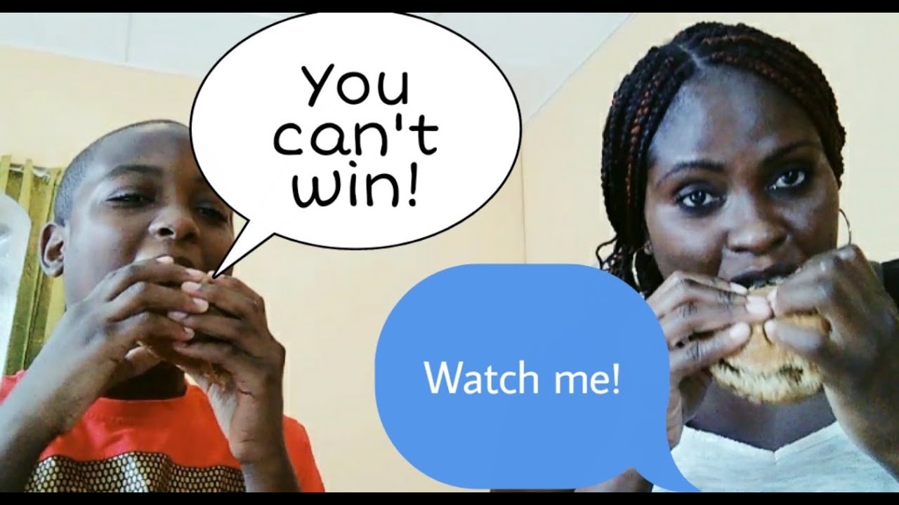 Bun Eating Contest With My Son (Guest Who Will Be The Winner!) - YouTube