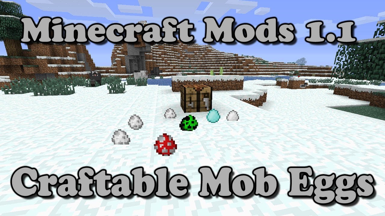 Ep112 - Craftable Mob Eggs - YouTube