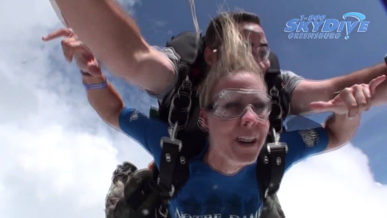 Rachel McCleary's Tandem skydive! - YouTube