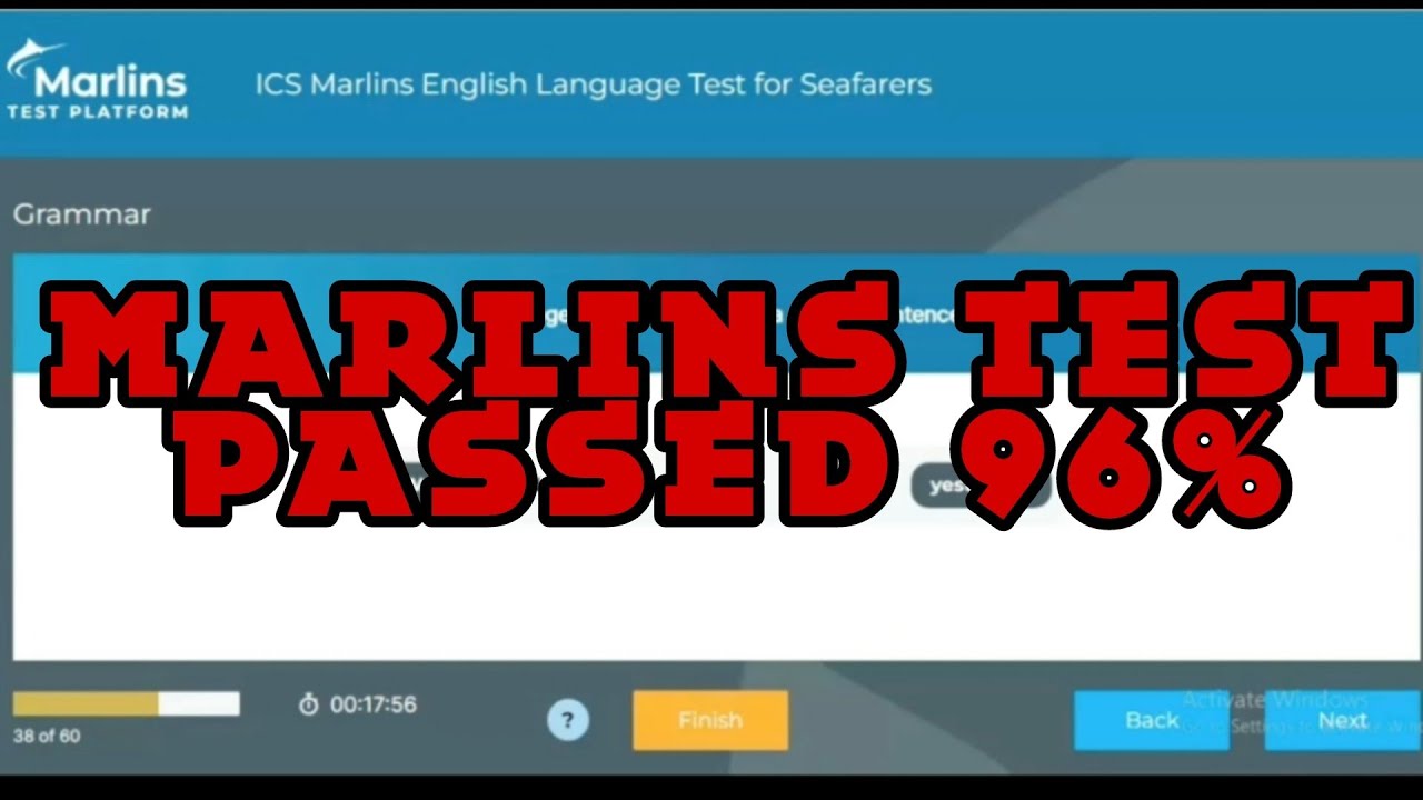 marlins test for seafarers passed 96% - YouTube