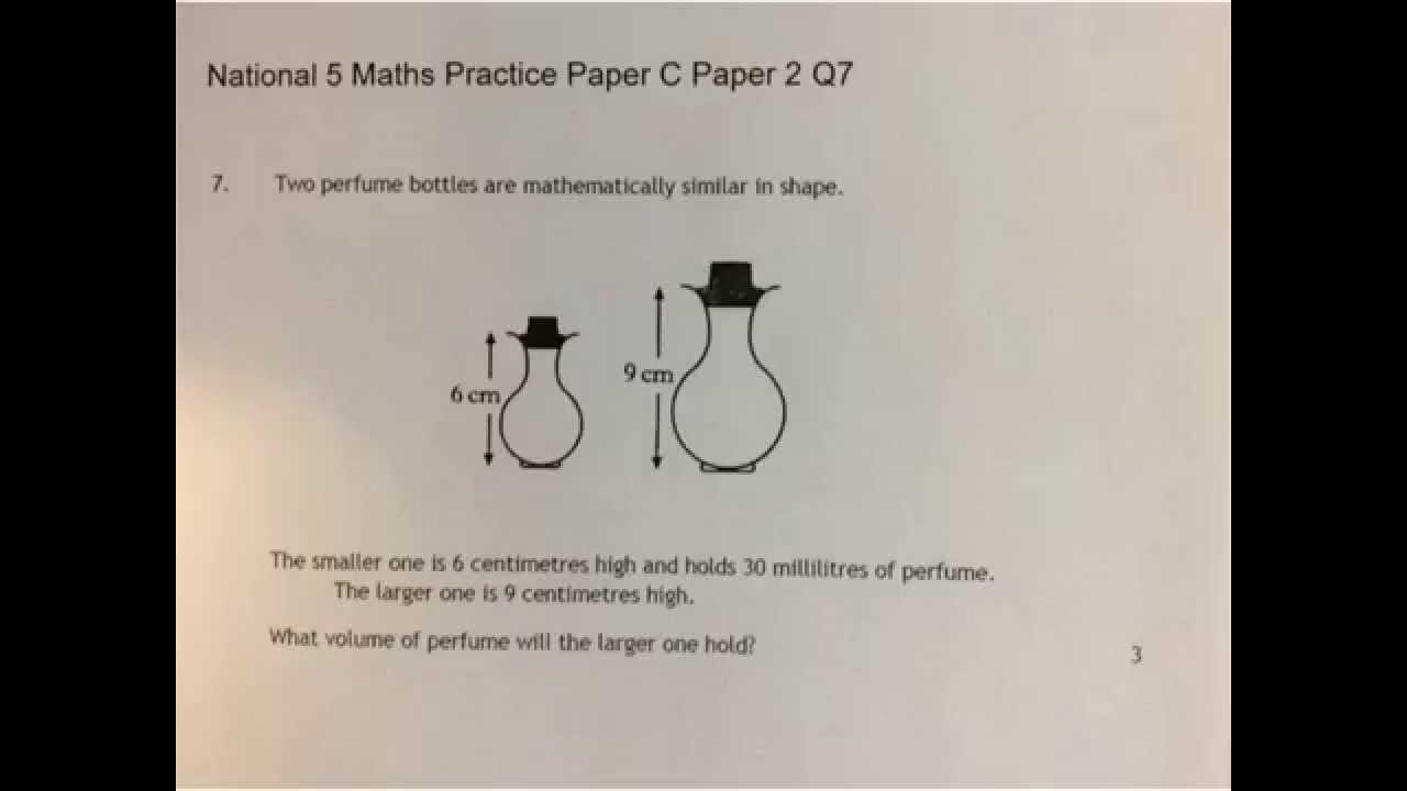 Similarity National 5 Maths Practice C Paper 2 Q7 A YouTube similarity-national-5-maths-practice-c-paper-2-q7-a-youtube