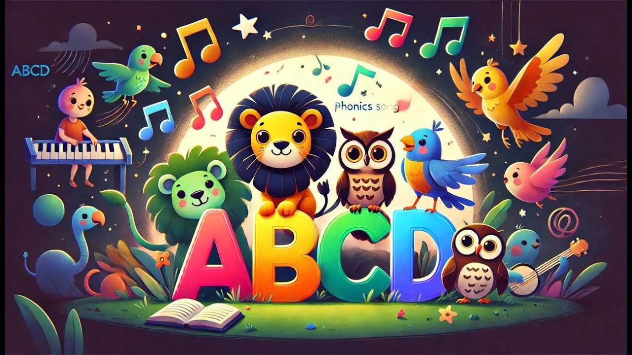 A FOR APPLE B FOR BALL "Fun ABCD Phonics: Learn Letters and Sounds ...