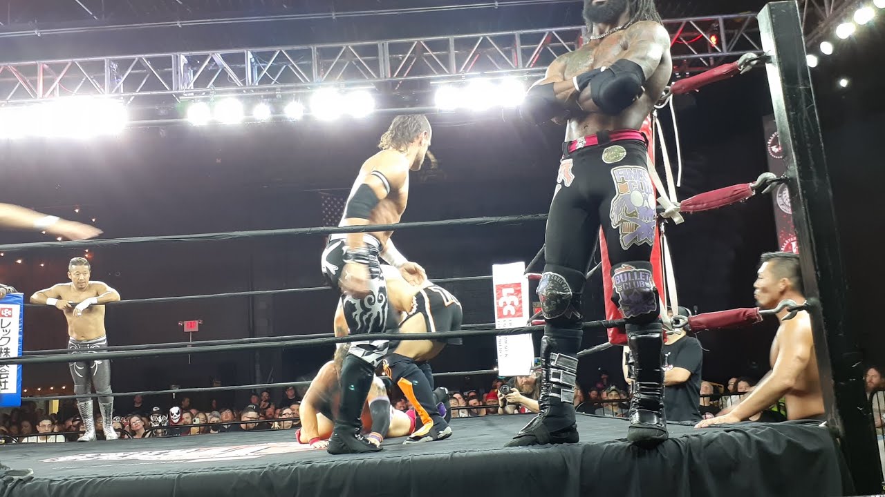 Impact World Champion Alex Shelley In Action In Eight Man Tag Clip NJPW ...
