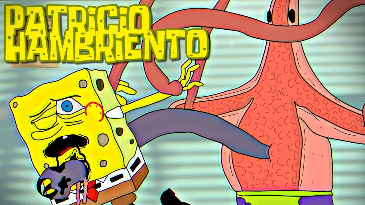 Patricio se come a Bob Esponja | Patricio hambriento | Video de terror ...