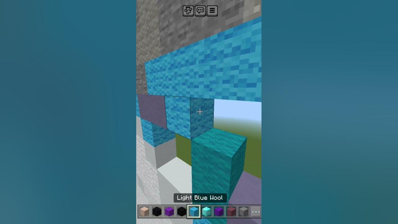 Gojo Saturo Pixel Art Picture In Minecraft 🤯🤯🤯🤯🤯🤯🤯 Anime Short Ytshort Pixelart Minecaft