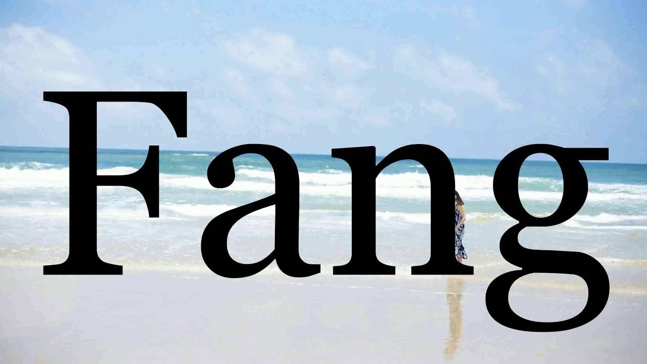 How To Pronounce Fang🌈🌈🌈🌈🌈🌈Pronunciation Of Fang - YouTube