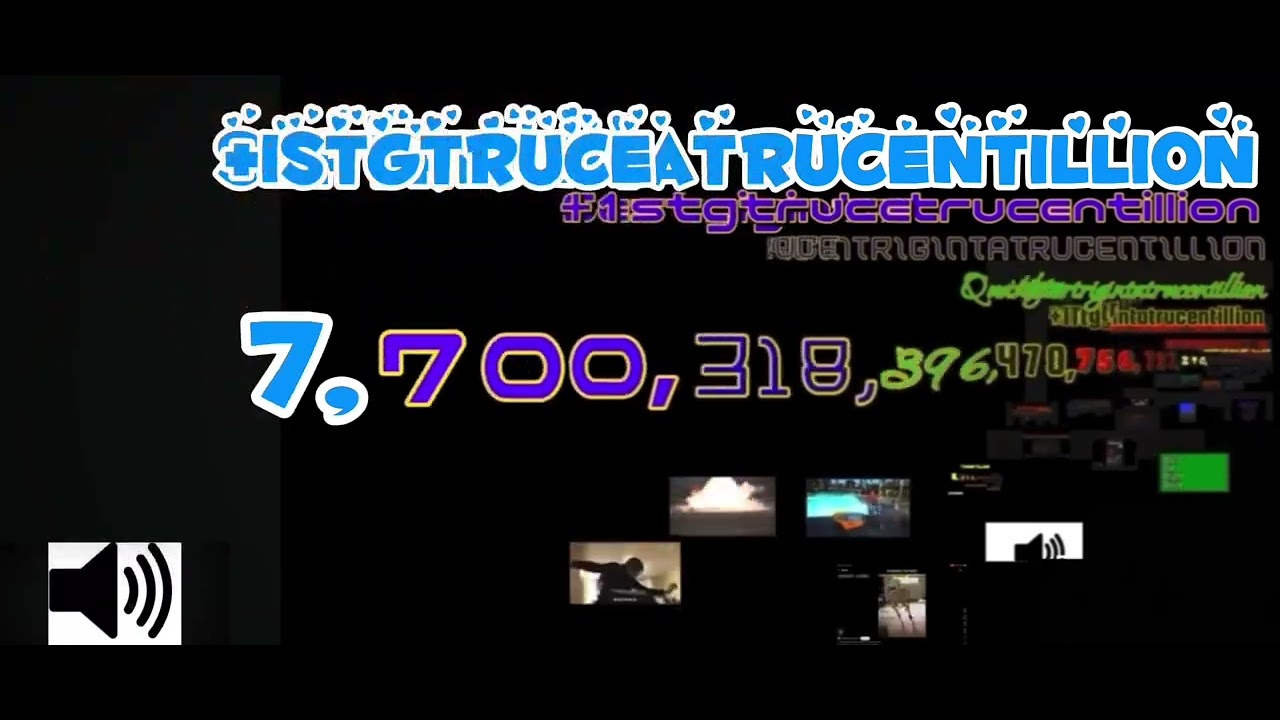 Numbers 1 to 1 Octotrigintatrucentillion (338/400) Quadringentillion ...