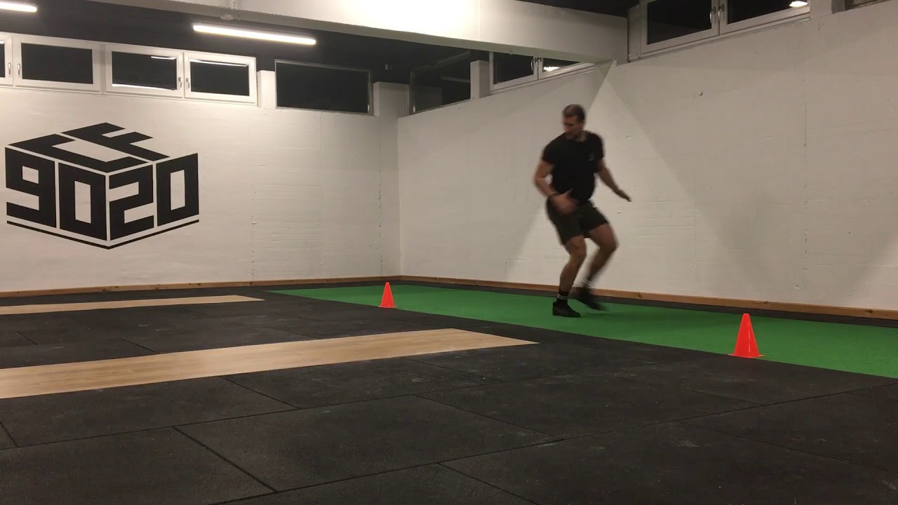 Shuttle Sprint (Forward and Backpedal) - YouTube