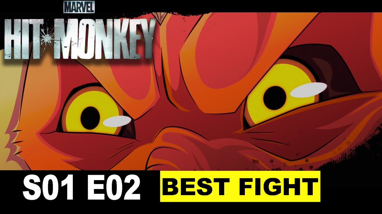 Marvel's Hit-Monkey Season 1 Episode 2 BEST FIGHT SCENE | FIGHT - YouTube