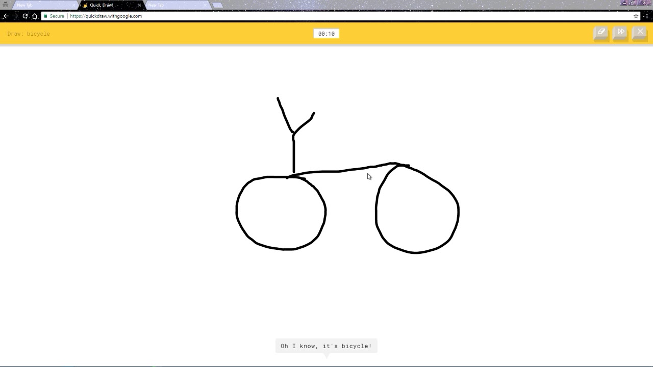 Playing around with Google Quick Draw AI - YouTube