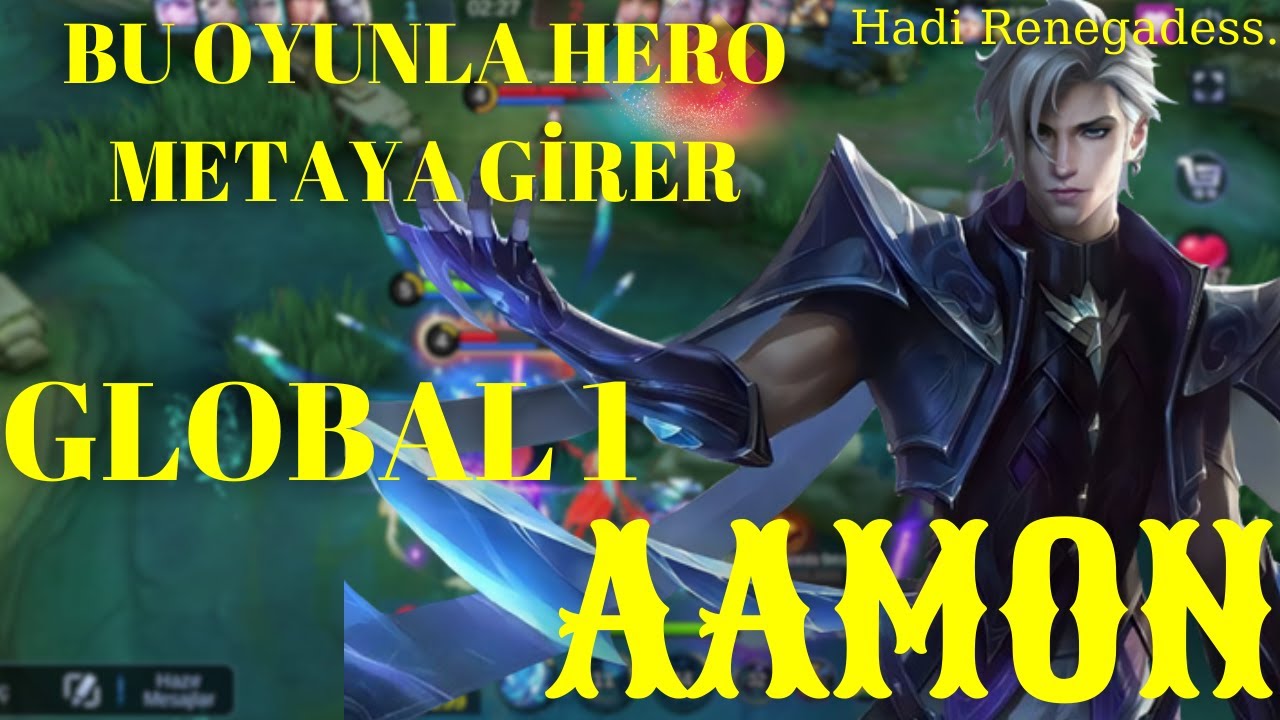 BU OYUNLA METAYA GİRER BU HERO!TOP 1 GLOBAL AAMON by Renegadess.~Mobile ...