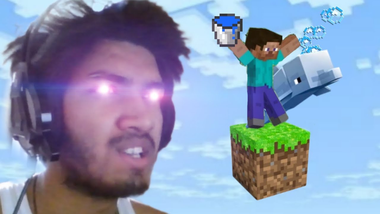 One block challenge : age of water🥶|part 3|Minecraft 🌆 - YouTube