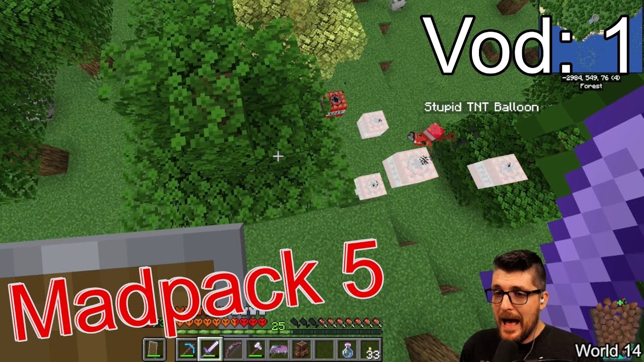 This modpack can get wild!!! Madpack 5: Salty Shores Vod 1 - YouTube