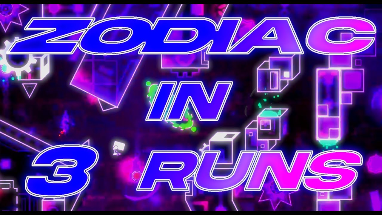 MY BIGGEST GD ACHIEVEMENT - ZODIAC IN 3 RUNS - YouTube