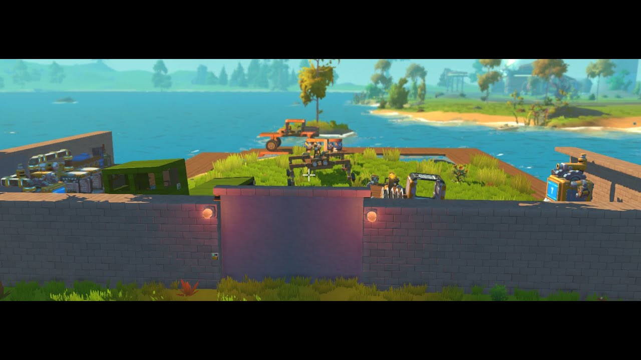 Scrap Mechanic - New Base Tour - YouTube