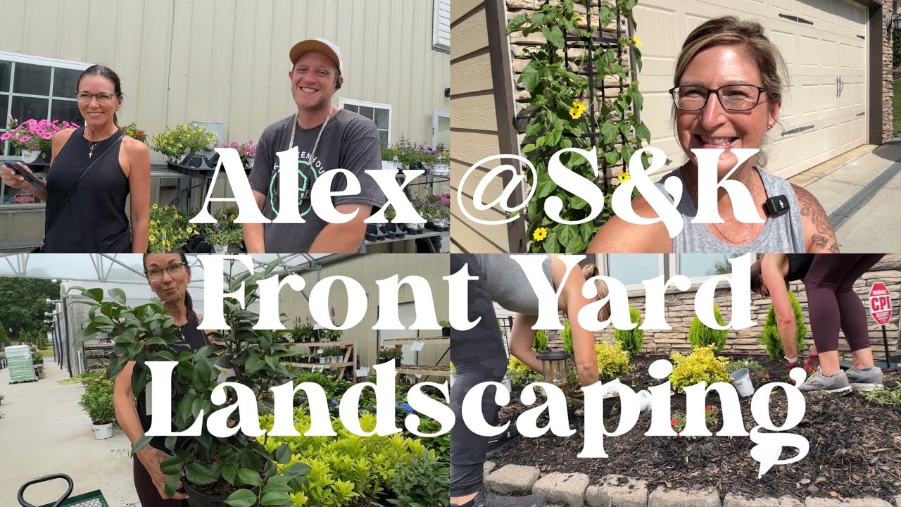 New Curb Appeal Front Yard Landscaping & Alex With S&K Greenhouse ...
