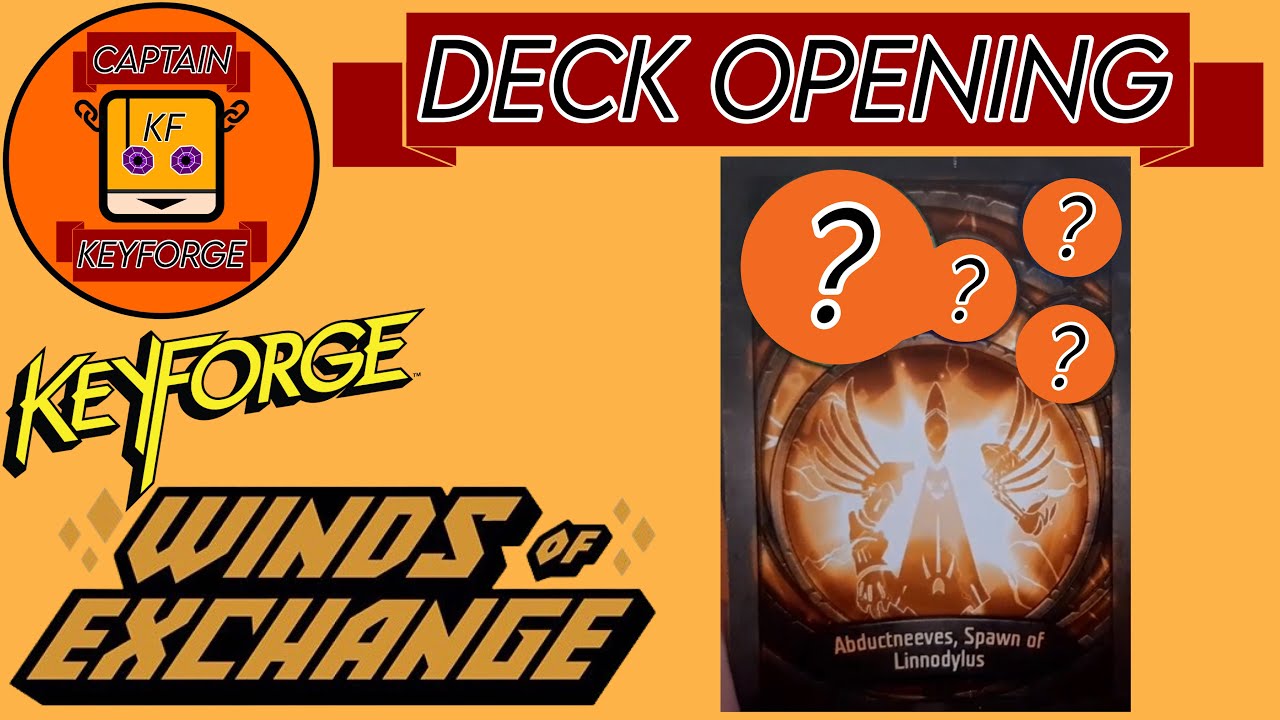 KeyForge Winds Of Exchange Deck Opening! - YouTube